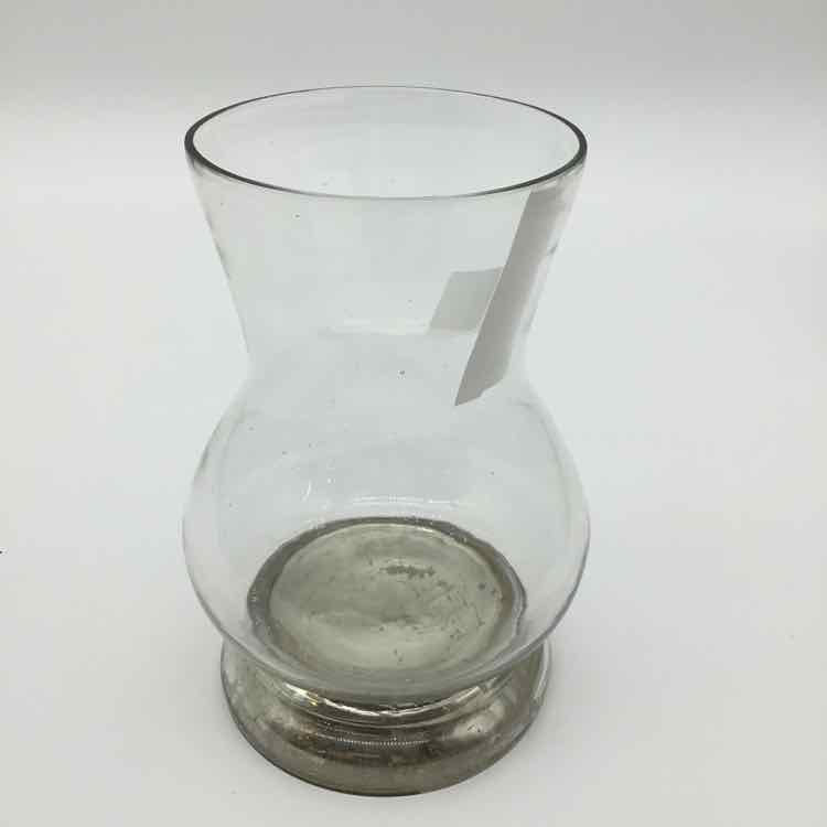 clear Pottery Barn Glass Mercury Glass Vase – Evilena's Red Dresser